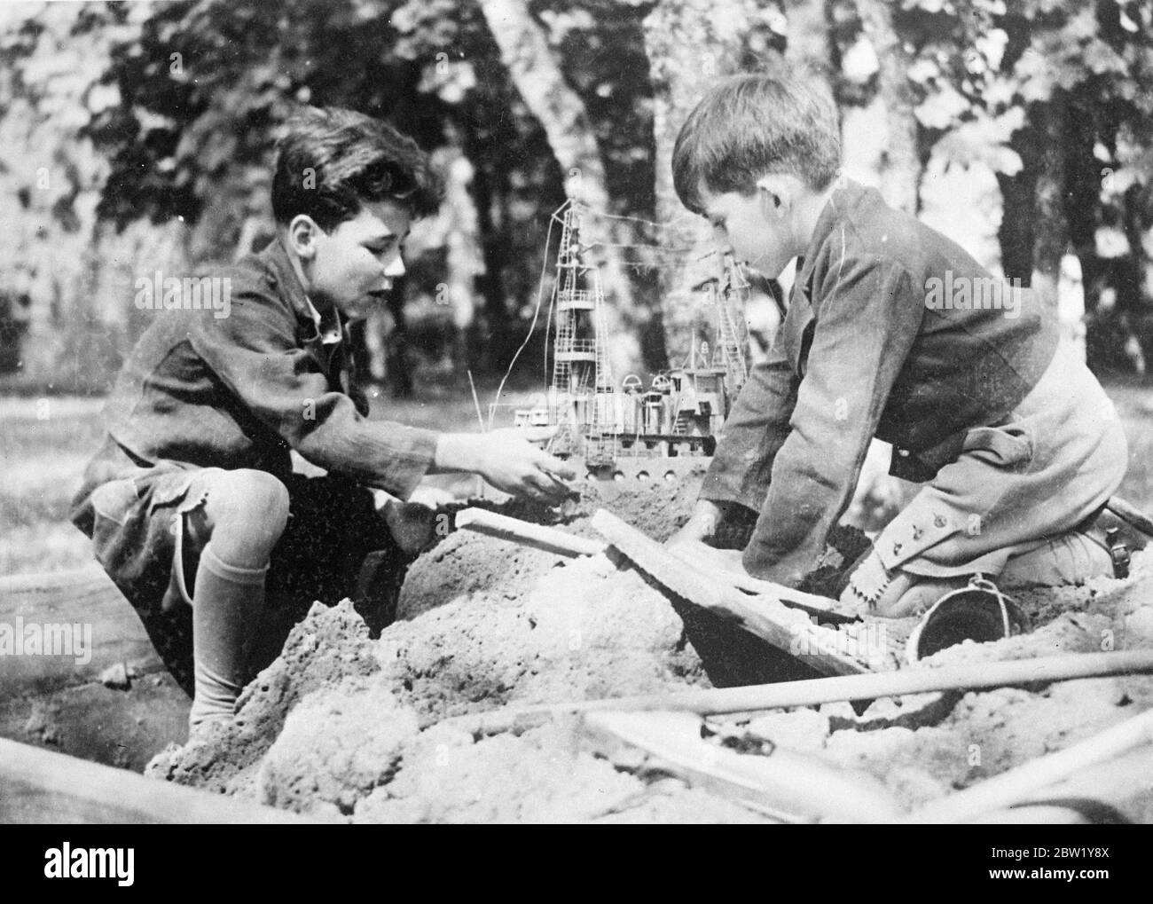 Prince Andre (right) and Prince Tomislav of Yugoslavia (left Stock ...