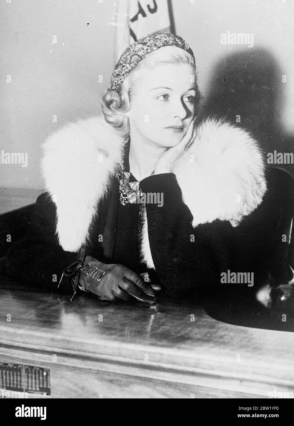 Joan Bennett in the divorce courts. Joan Bennett, the film actress, was ...