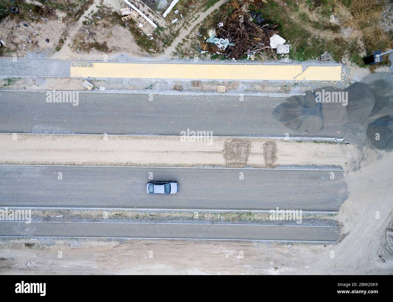 asphalt road, view from above Stock Photo - Alamy