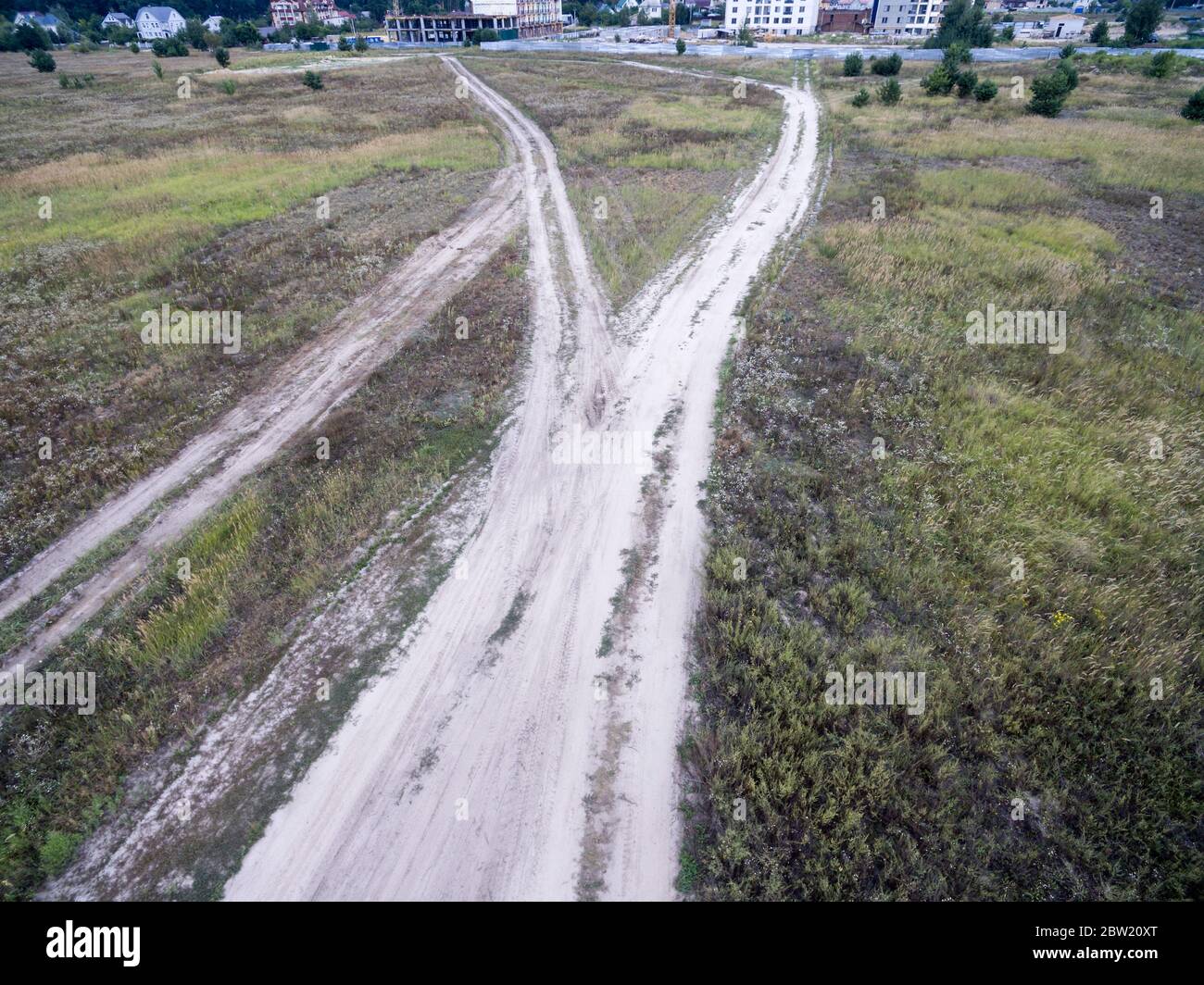 country road, view from above, aerial view Stock Photo - Alamy