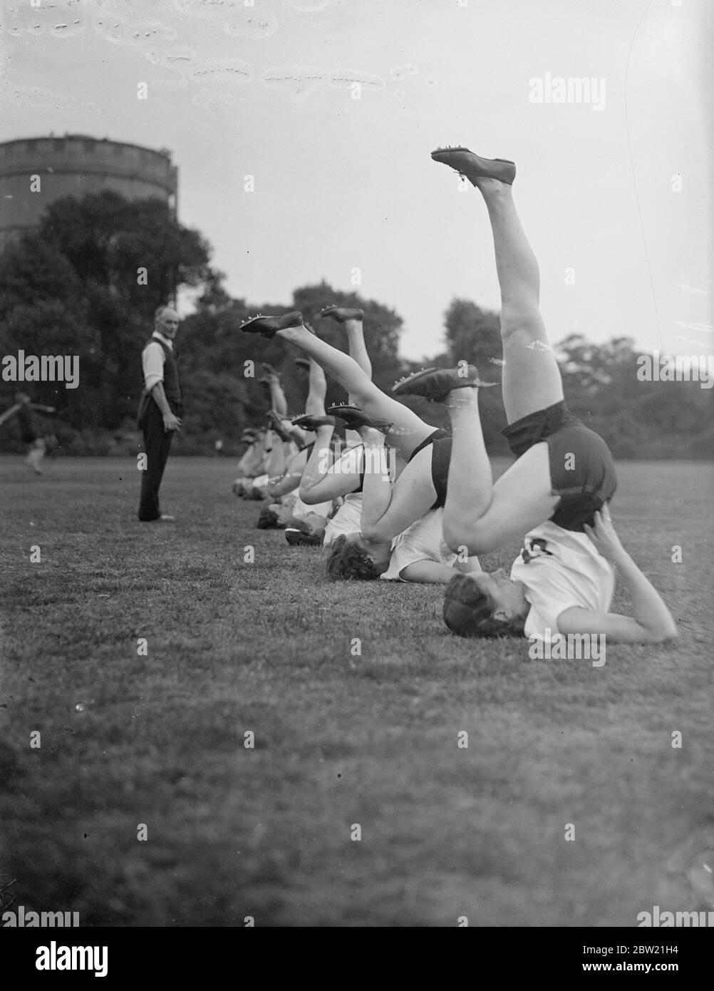 Exercising 1930s hi-res stock photography and images - Alamy