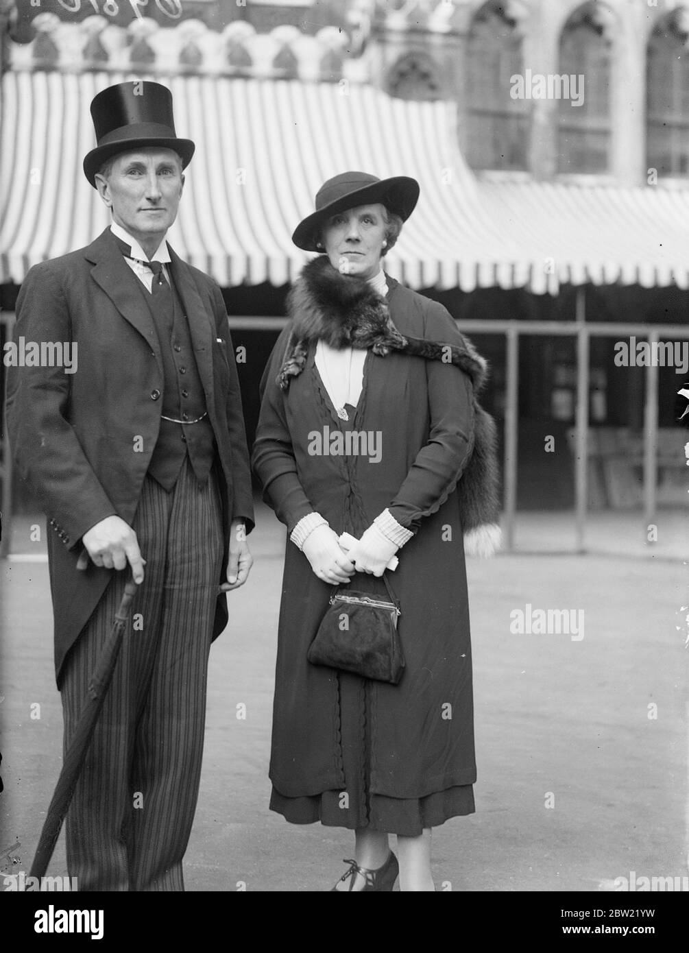 The recorder of London, Judge Gerald Dobson photographed with his wife ...