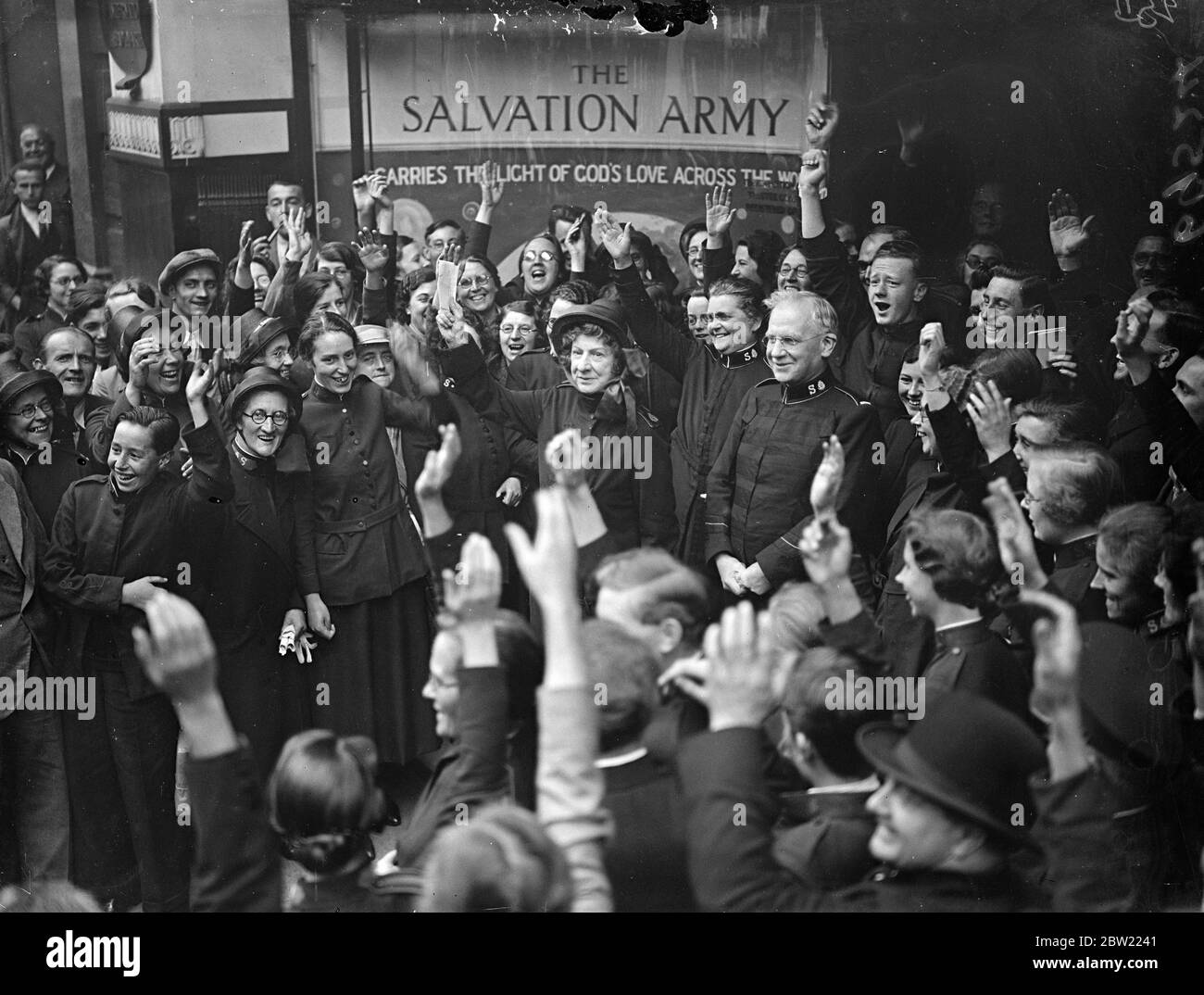 General Evangeline Booth was given a rousing send-off when she left the ...