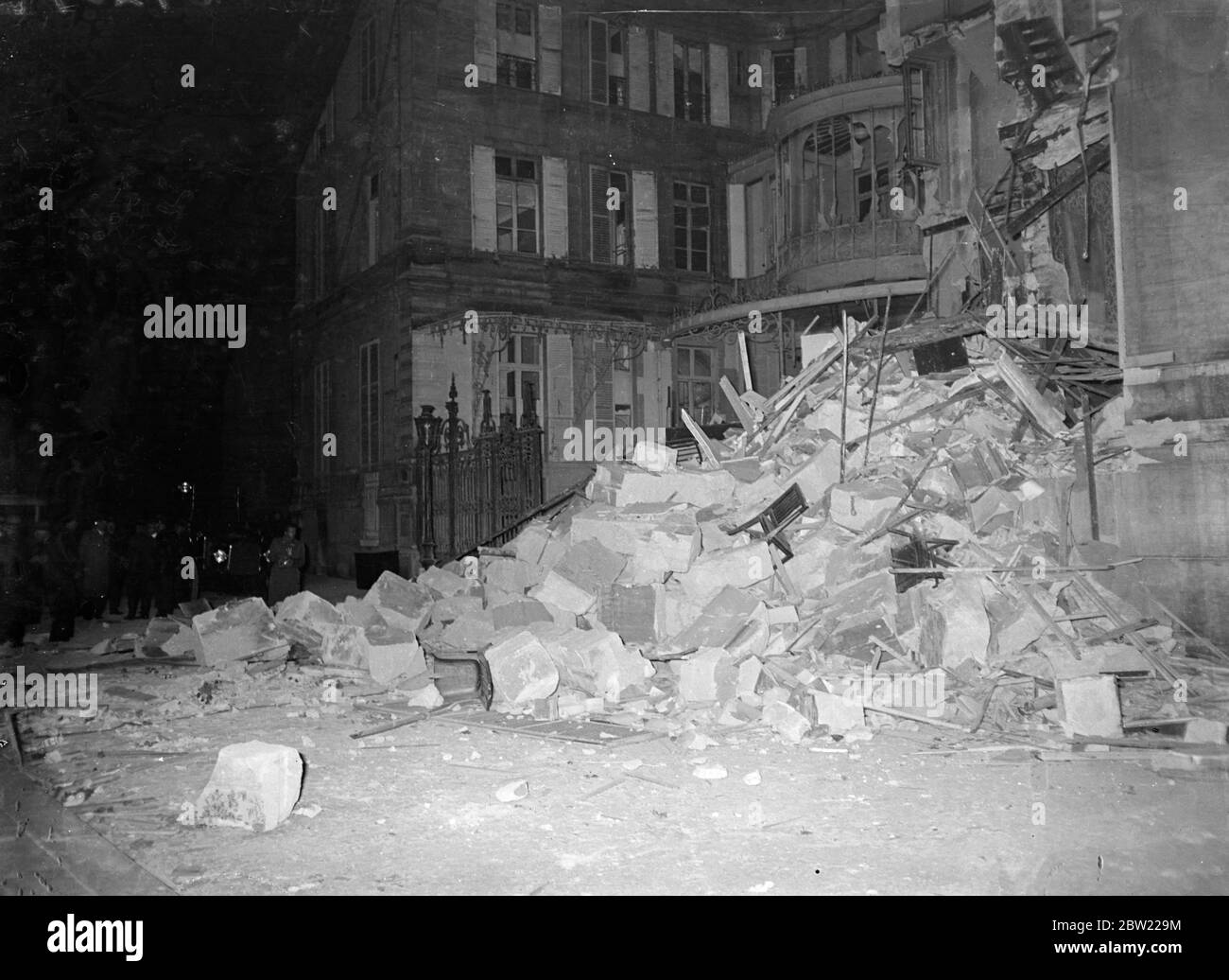 Destroyed road in france hi-res stock photography and images - Alamy