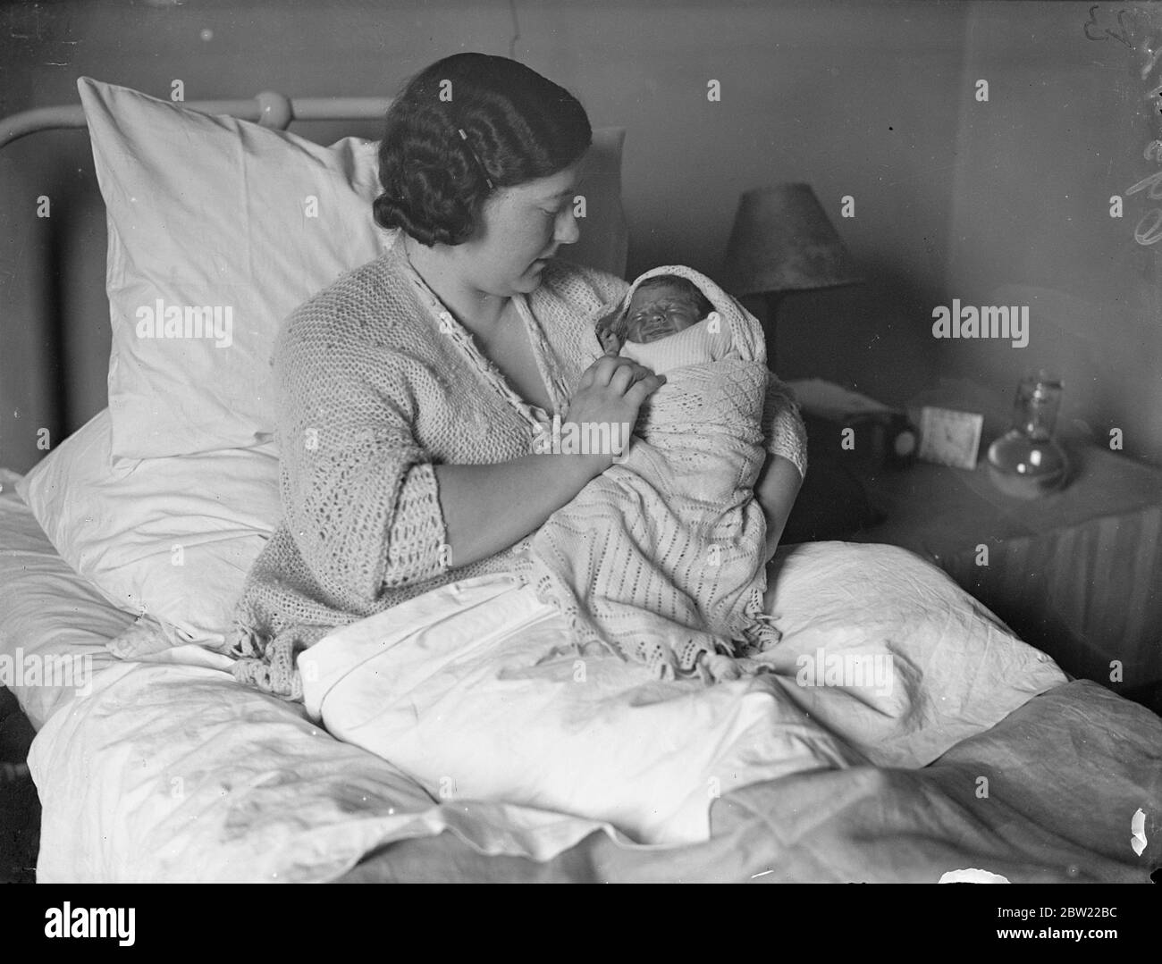 John Collin Dixon and his mother, Miss Joyce Dixon, in the nursing home ...