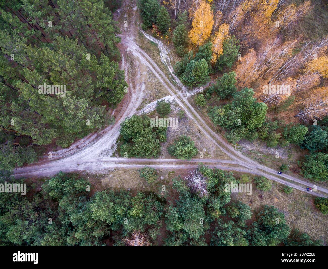 country road, view from above, aerial view Stock Photo - Alamy