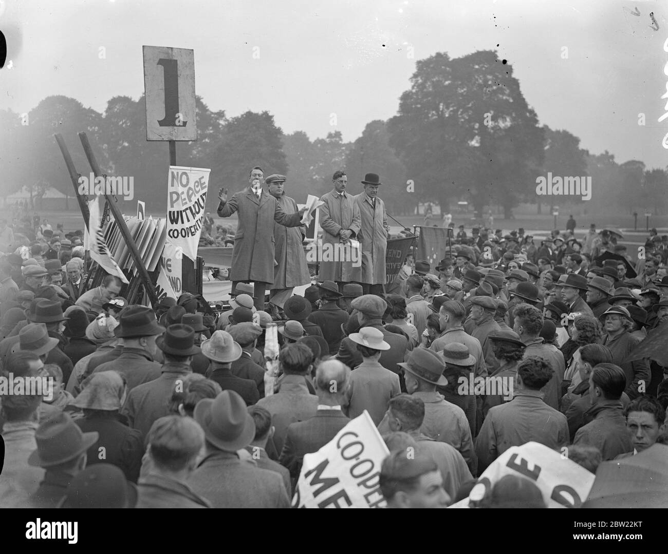 Demonstration in rain Black and White Stock Photos & Images - Alamy