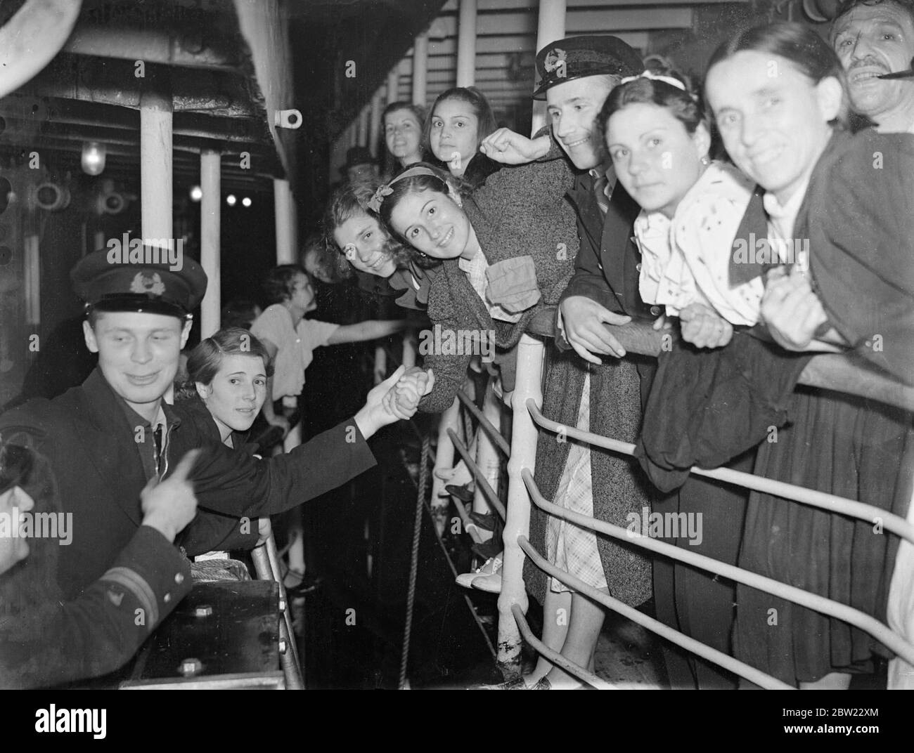 Passenger ship ships Black and White Stock Photos & Images - Alamy