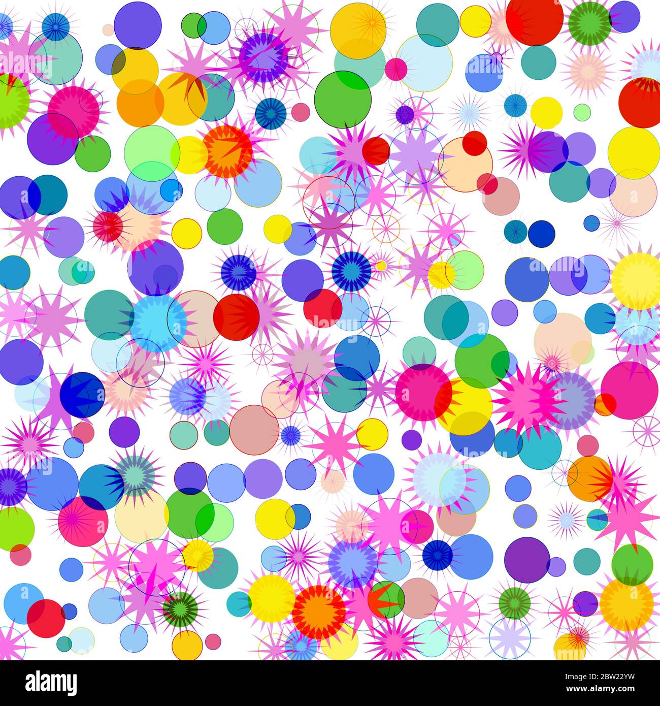 colorful confetti on white background Stock Vector Image & Art - Alamy