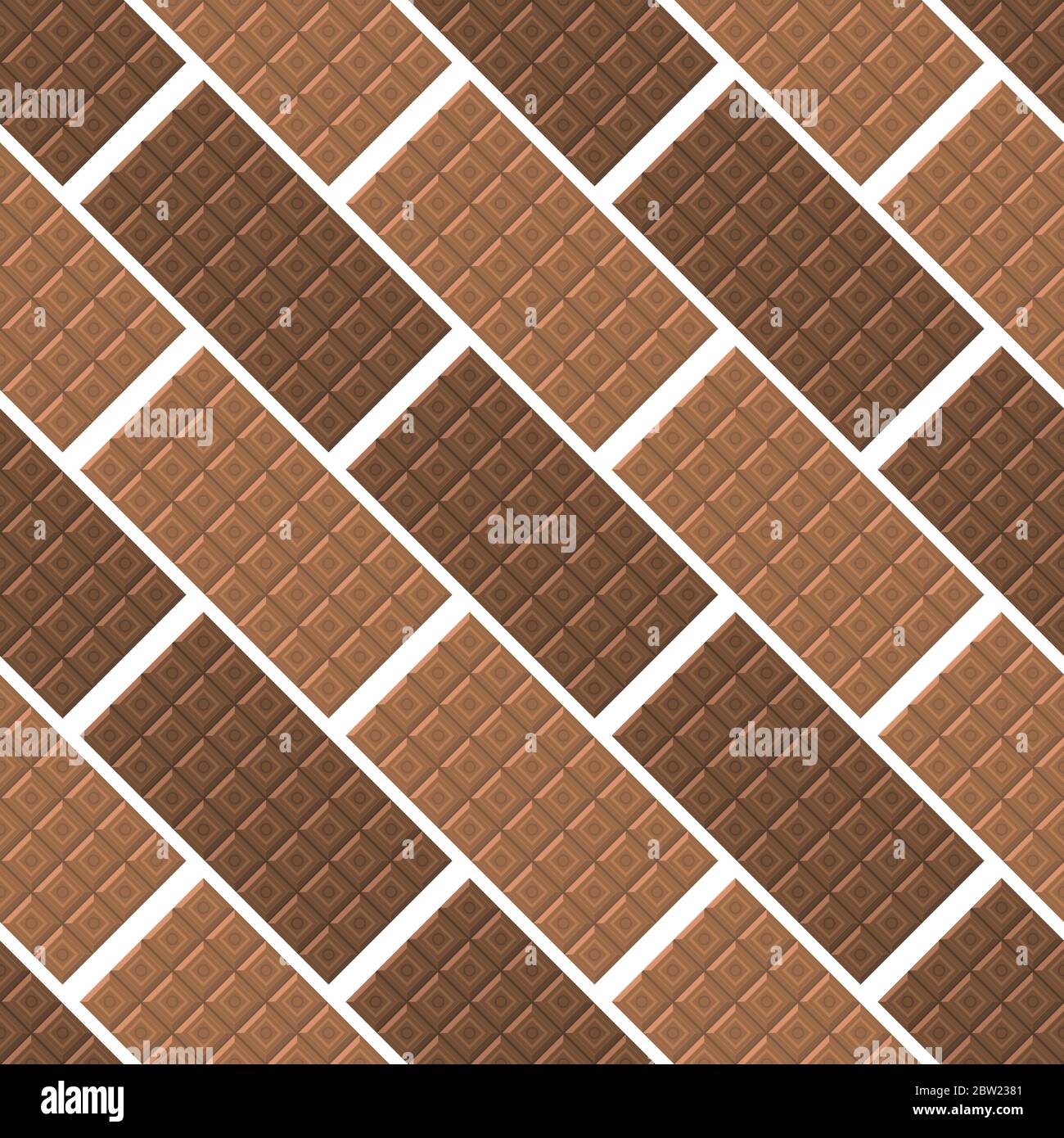 Seamless texture chocolate bar background Stock Vector Images - Alamy