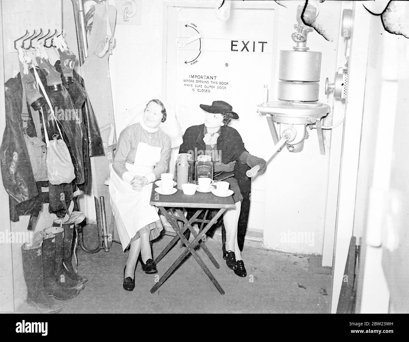 London's first official air raid shelter opened at Caxton Hall. The ...