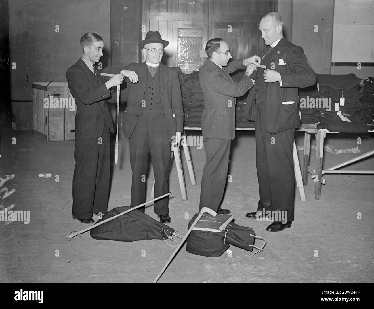 The Bishop of Truro, the Rev JW Hunkin, Chaplain to the British Legion ...