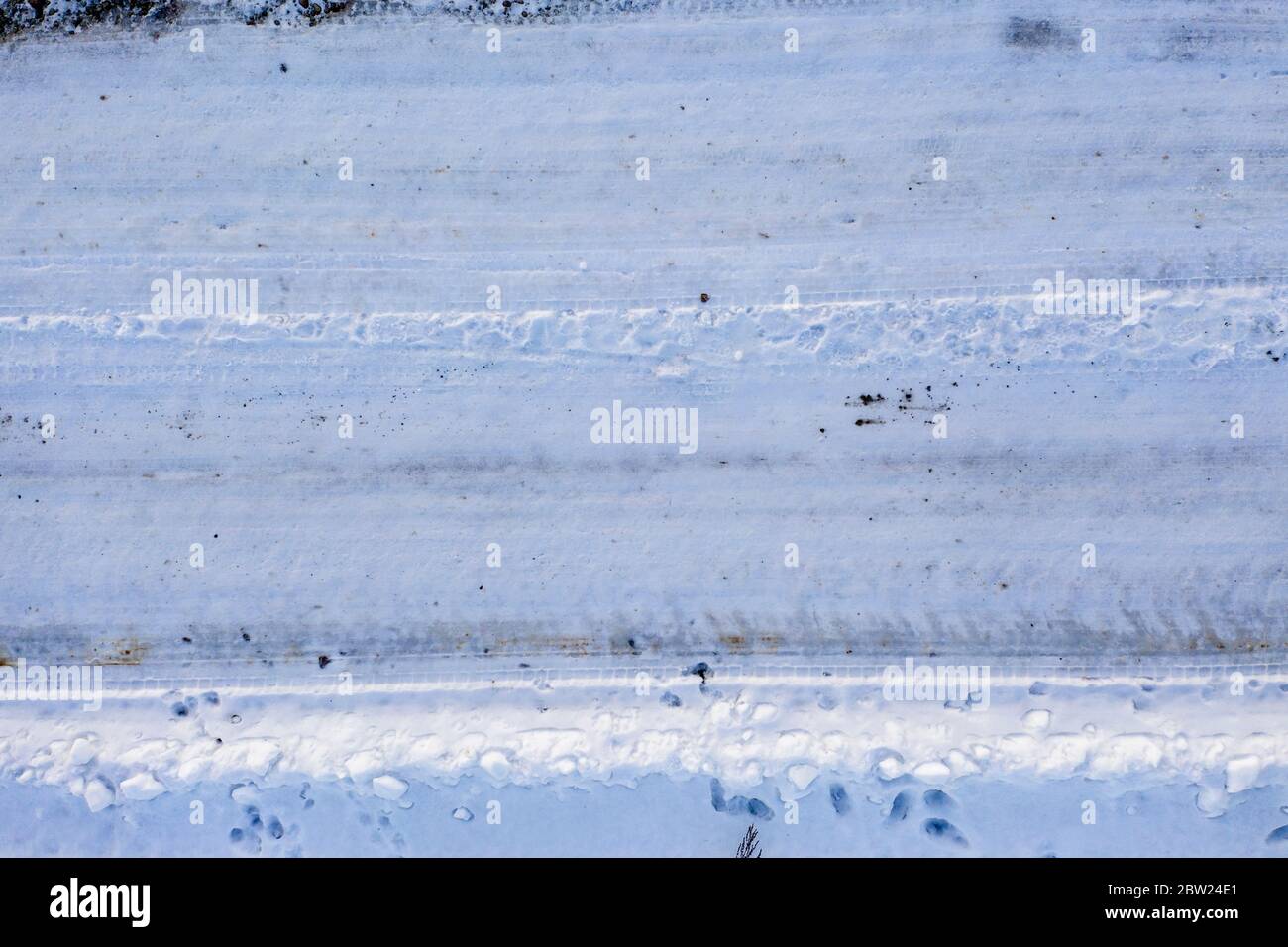 road of small gravel, view from above Stock Photo - Alamy