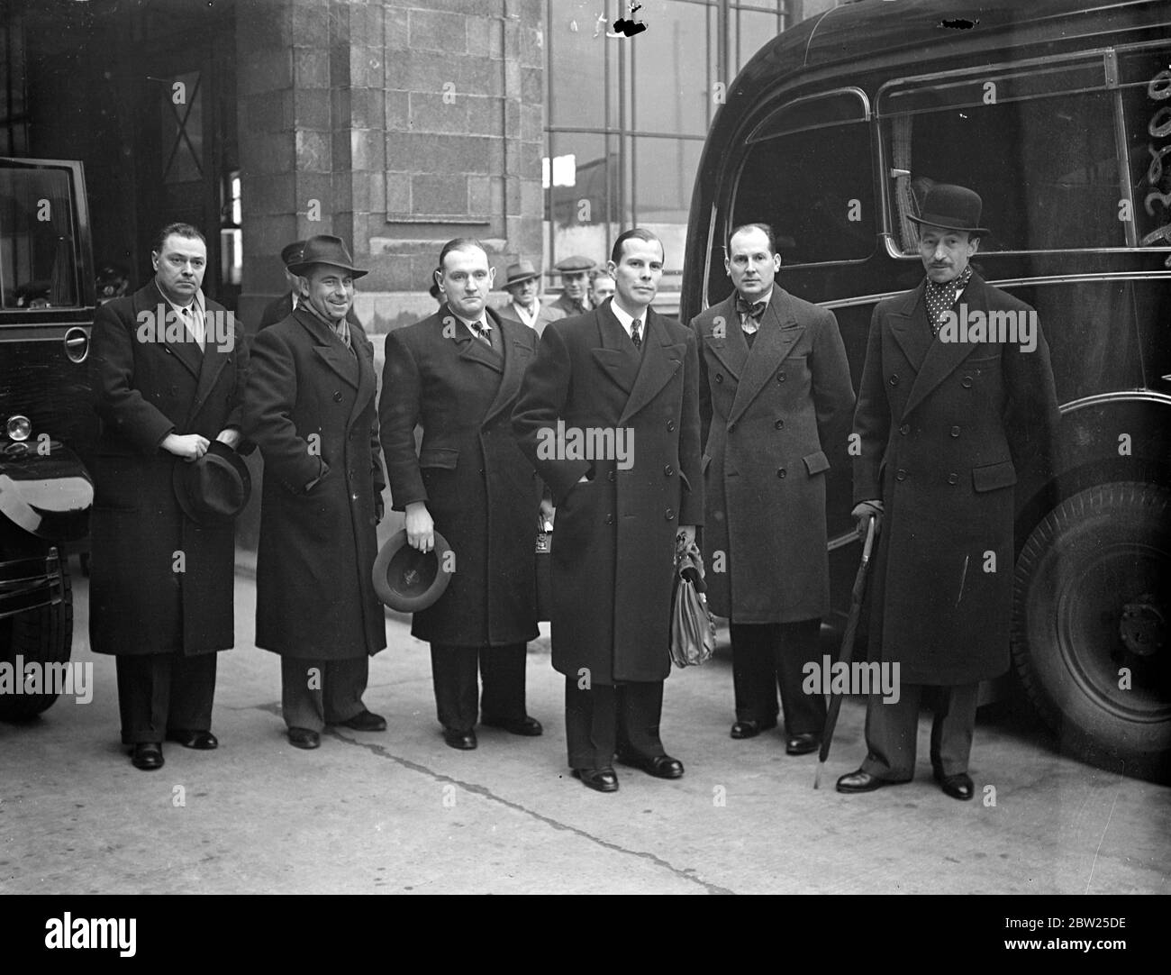 French Air Delegation in England to inspect aerodromes. A delegation of ...