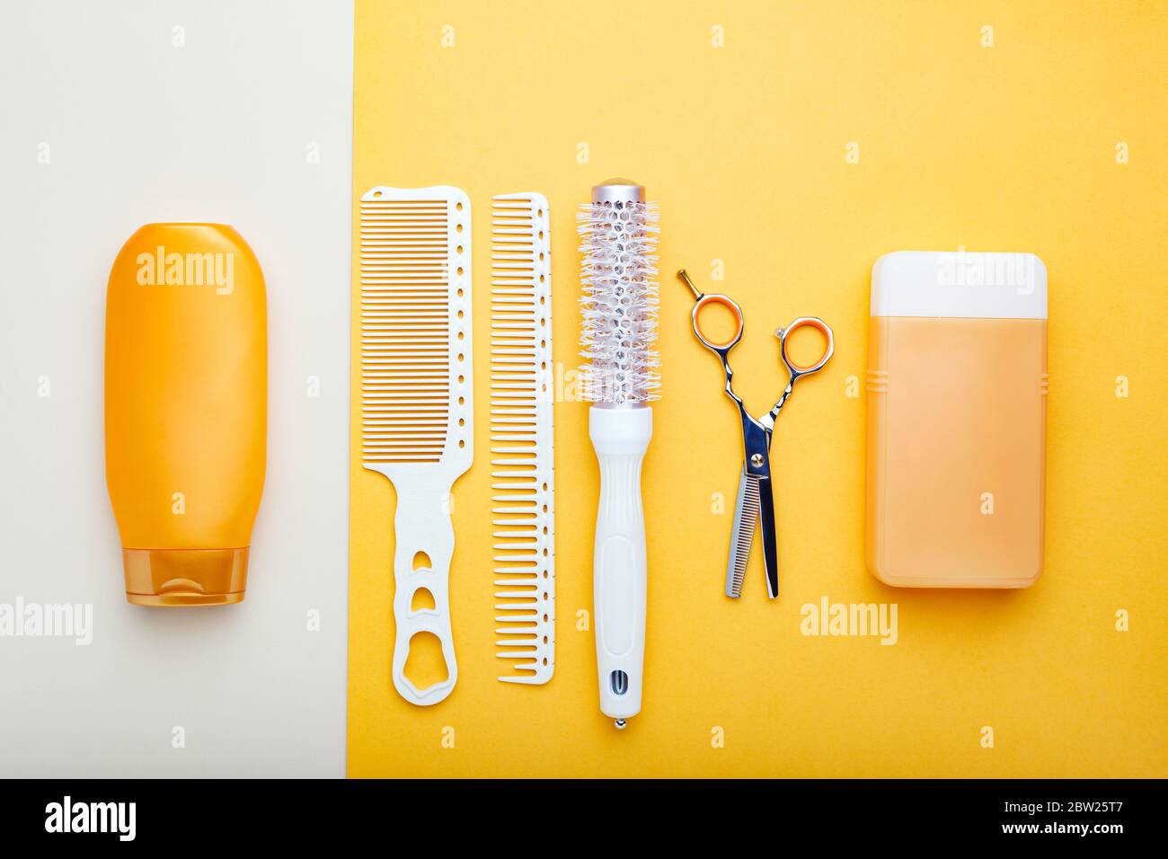 Hairdresser tools equipment for professional hairdressing in beauty ...