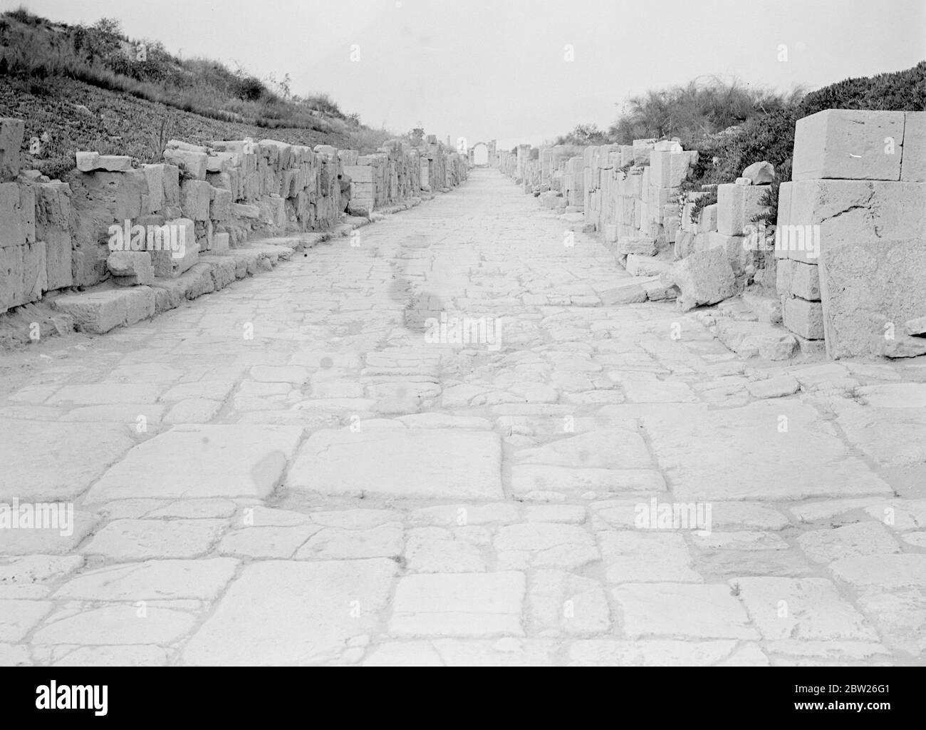 Leptis magna Black and White Stock Photos & Images - Alamy