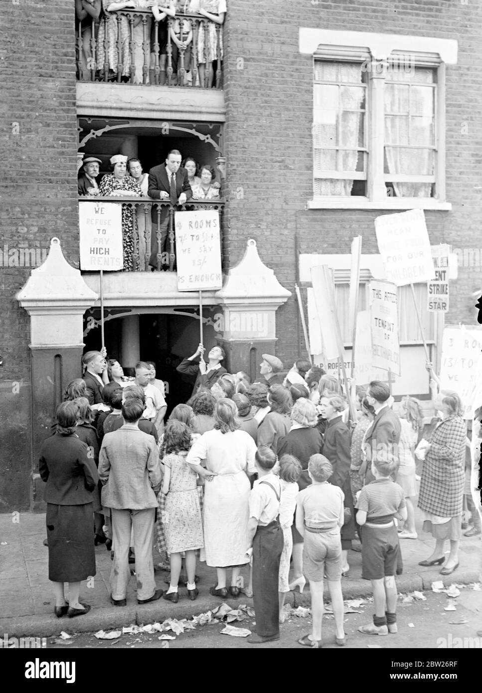 Largest rent strike hi-res stock photography and images - Alamy