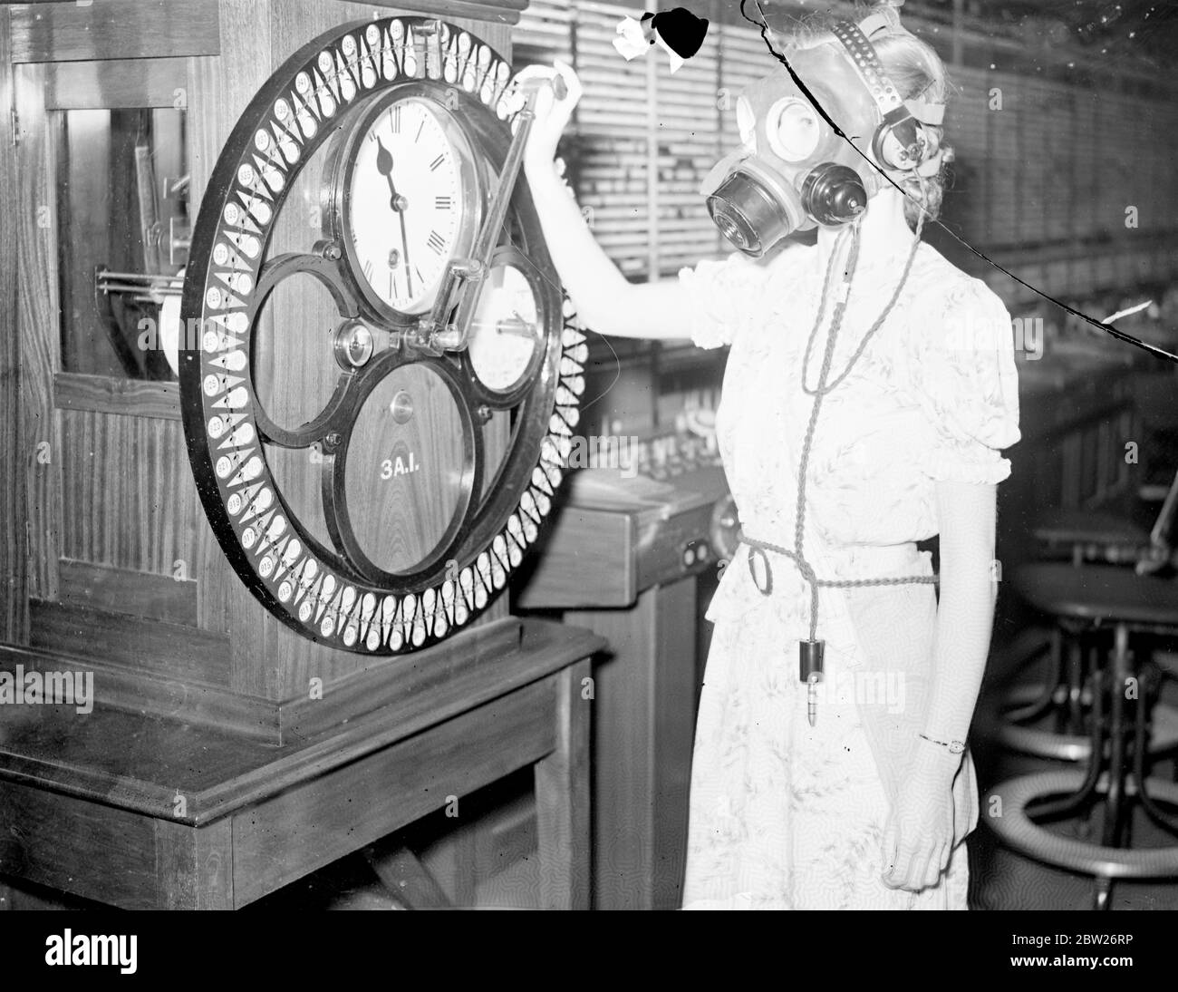 Telephone operator Black and White Stock Photos & Images - Alamy