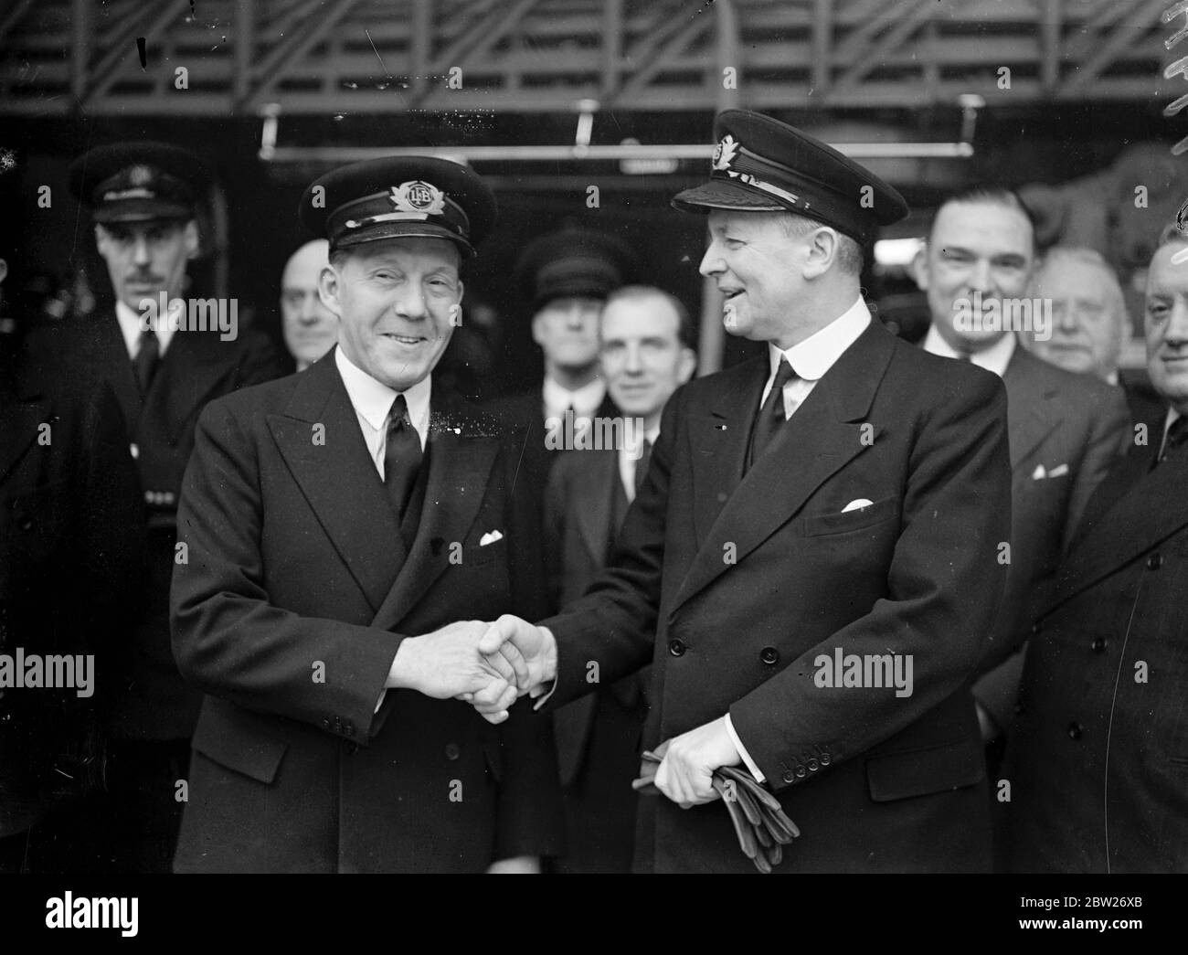 New London Fire Brigade chief taken over. Commander A N G Firebrace ...