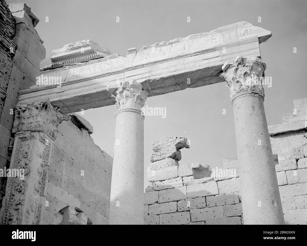 Leptis magna Black and White Stock Photos & Images - Alamy