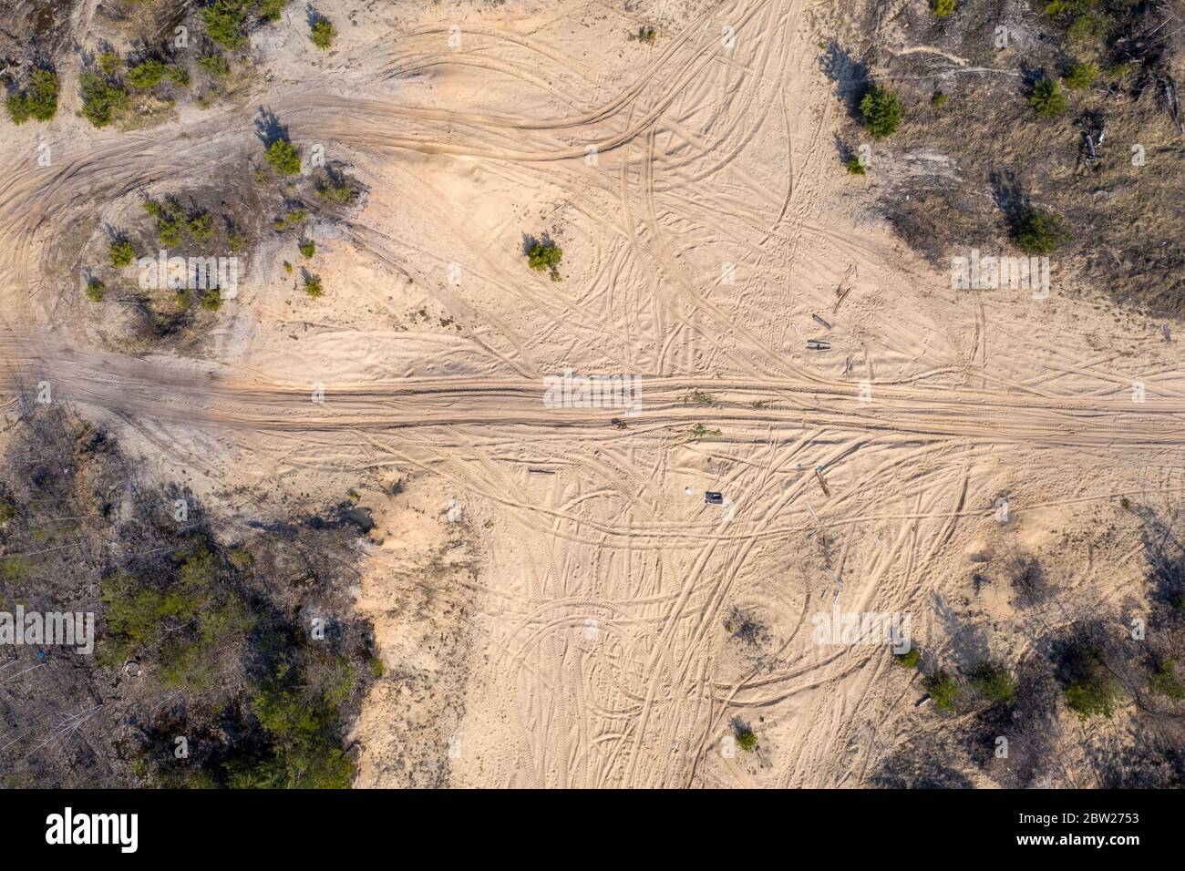 country road, view from above, aerial view Stock Photo - Alamy