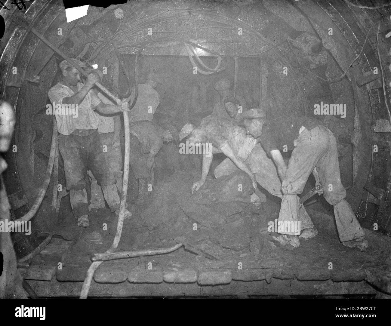 Two new tunnels Black and White Stock Photos & Images - Alamy