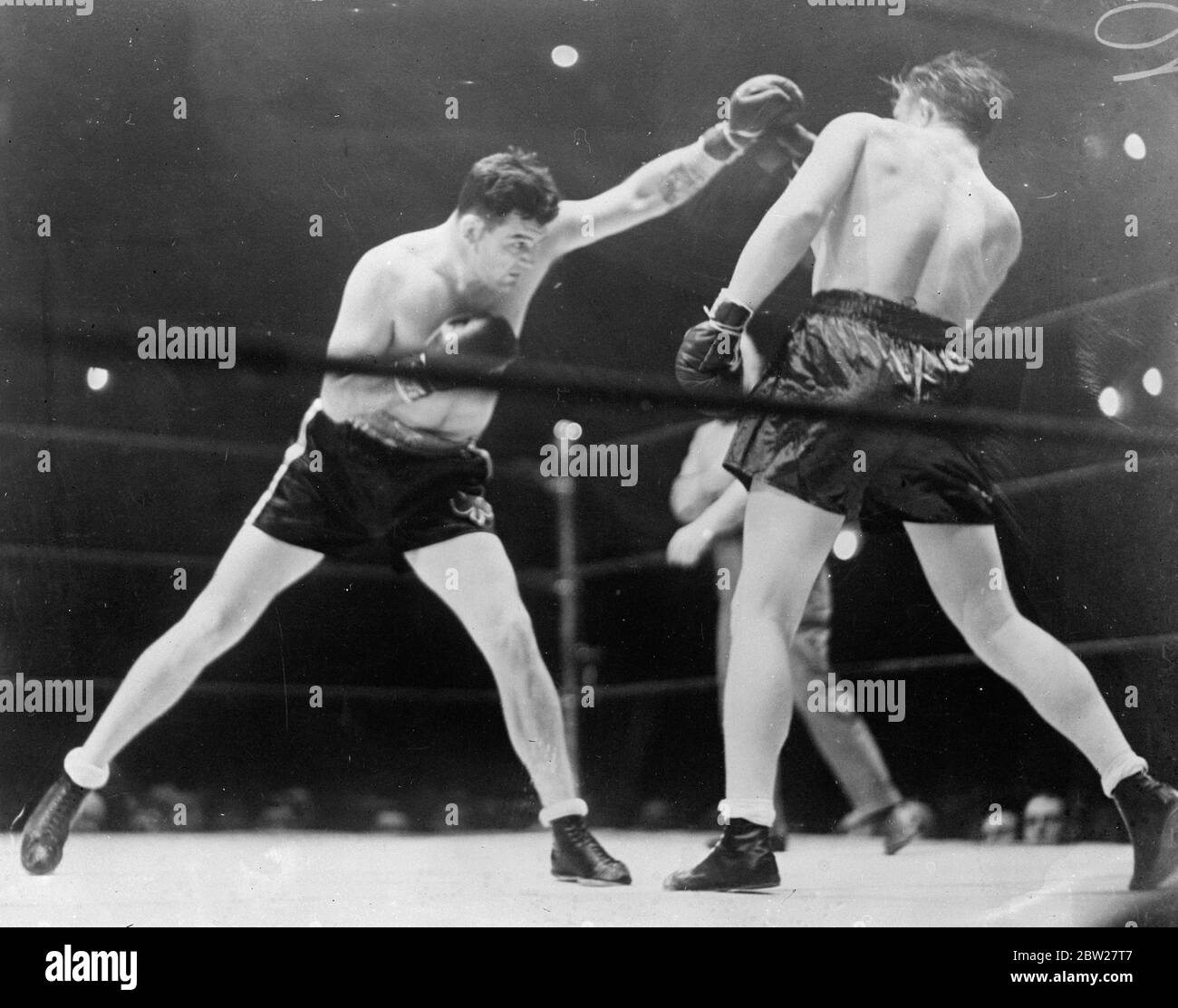 Max Baer And James Braddock Fight