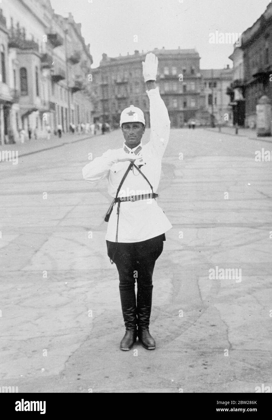 Russian policeman Black and White Stock Photos & Images - Alamy