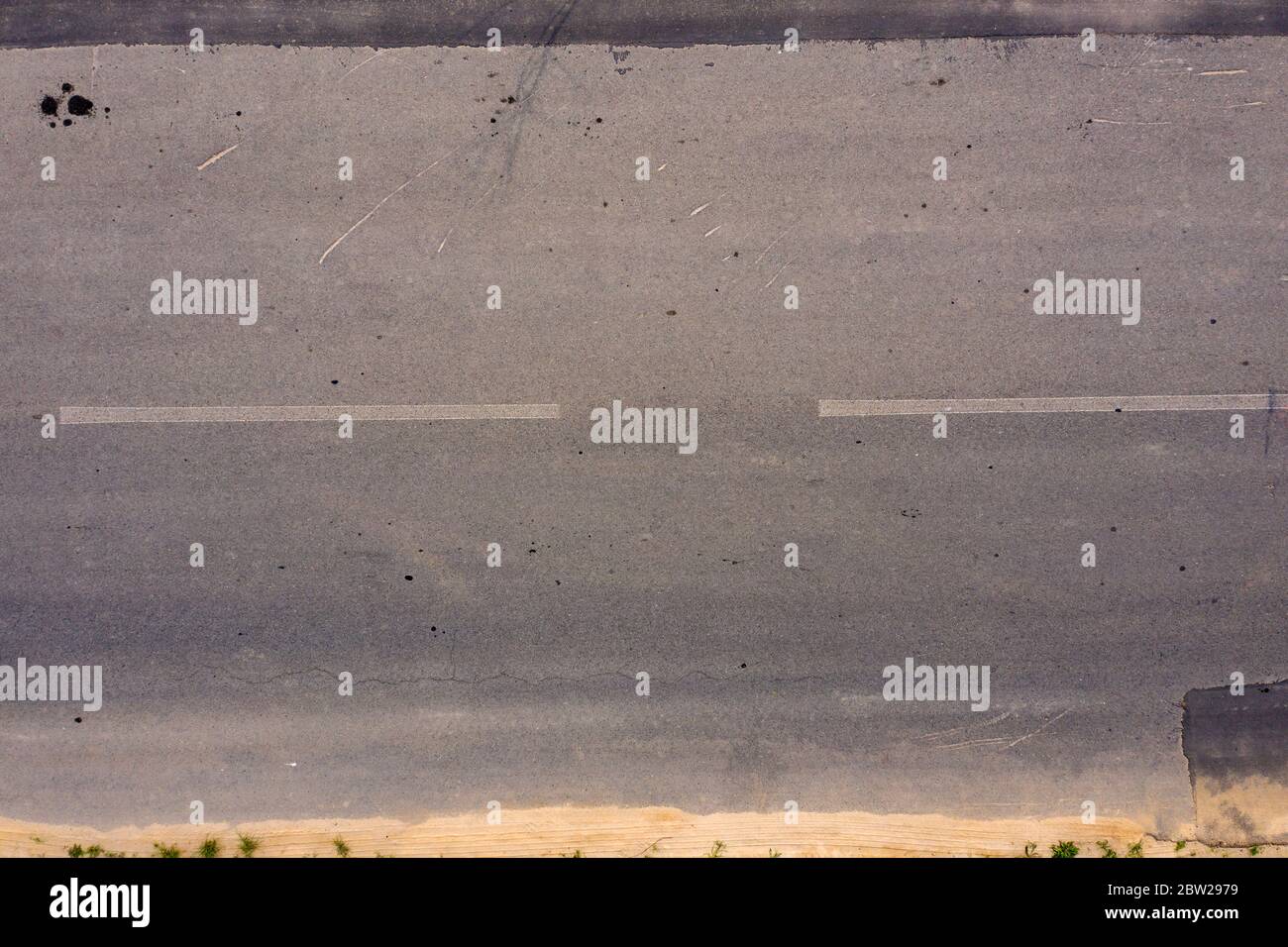 asphalt road, view from above Stock Photo - Alamy