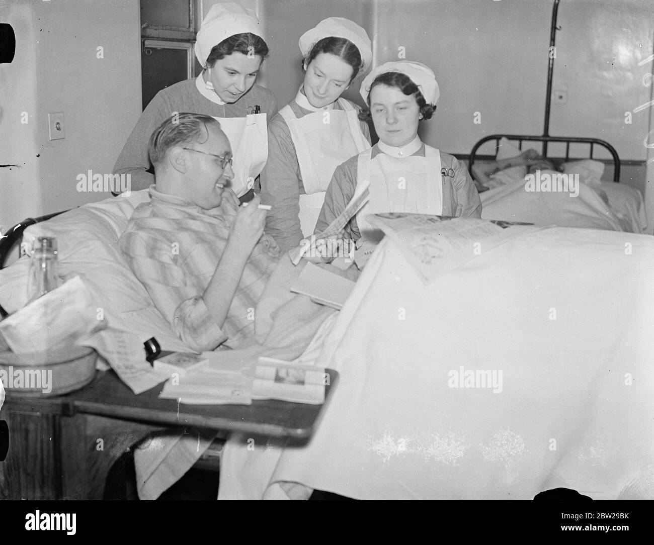 Municipal candidate directs campaign from hospital bed. From his bed in ...