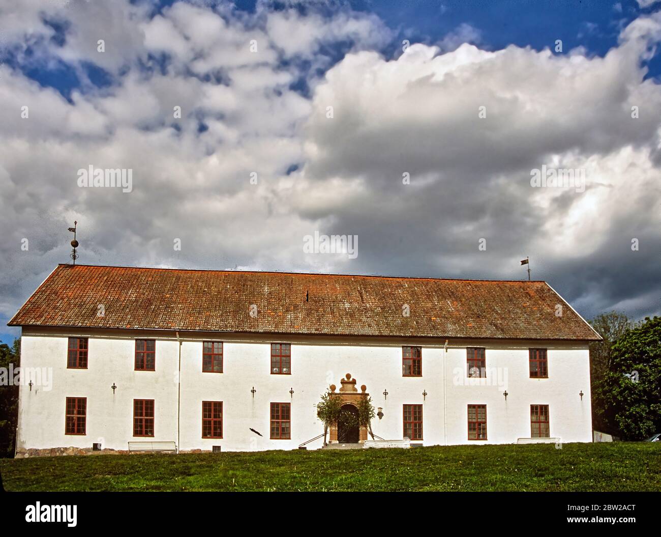 View of 17th century castle, Sundbyholm Castle, Sodermanland, Sweden ...