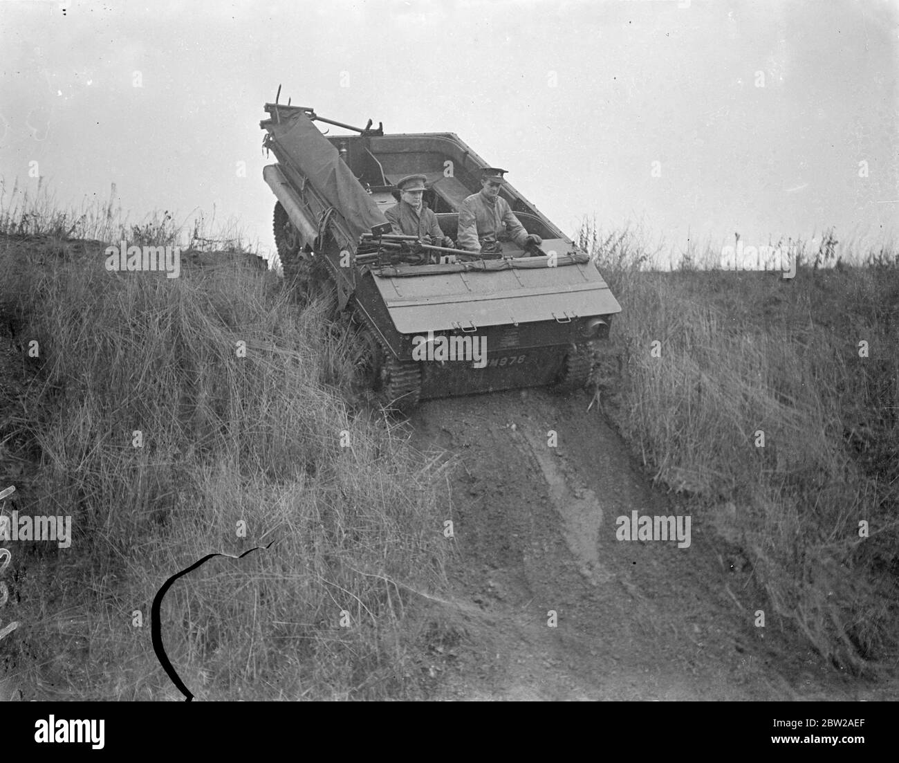 Training young men for the mechanised army, tractor and tank ...