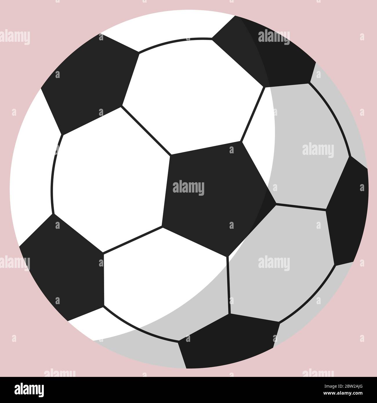 Vector soccer ball Stock Vector Images - Alamy