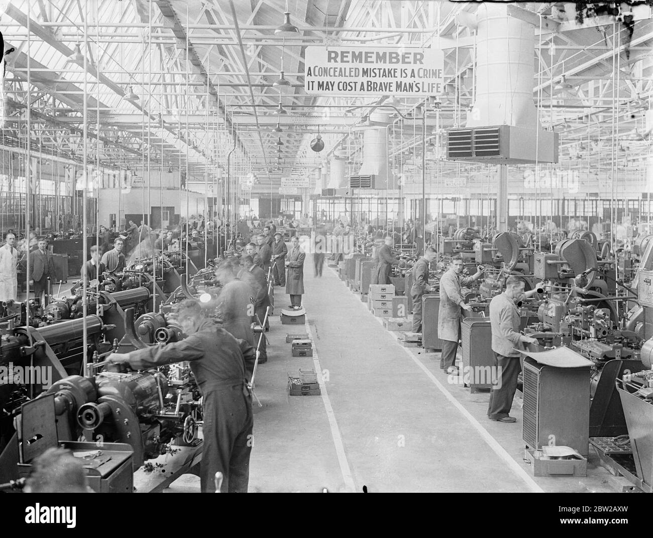 Aircraft 'Shadow factories' aid RAF expansion. In centres throughout ...