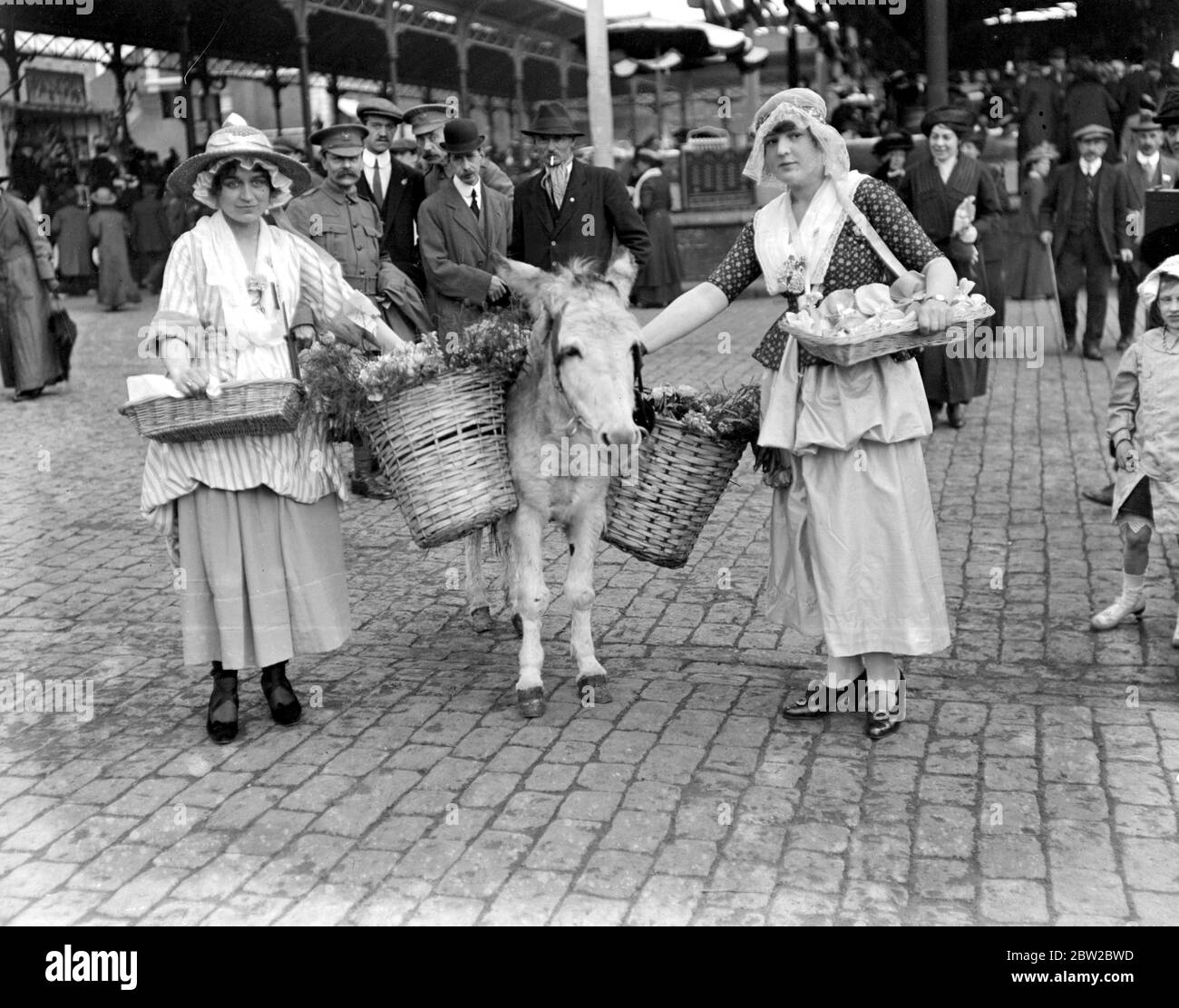 The War Fair at the Caledonian Market. The Misses Bensusan and Scott ...