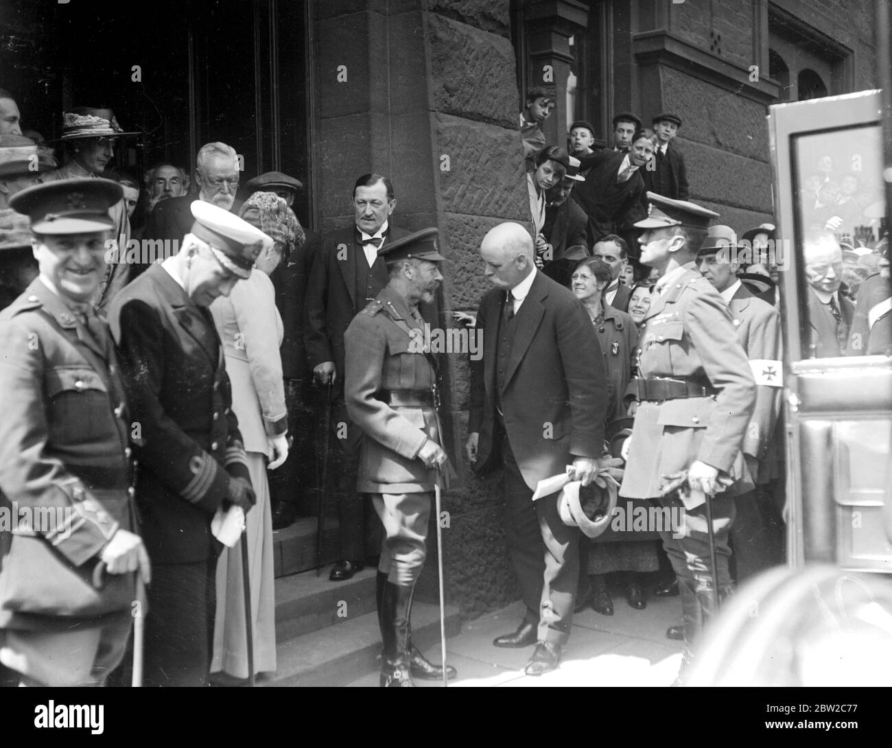 Royal Tour of The West Riding. 1 June 1918 Stock Photo - Alamy