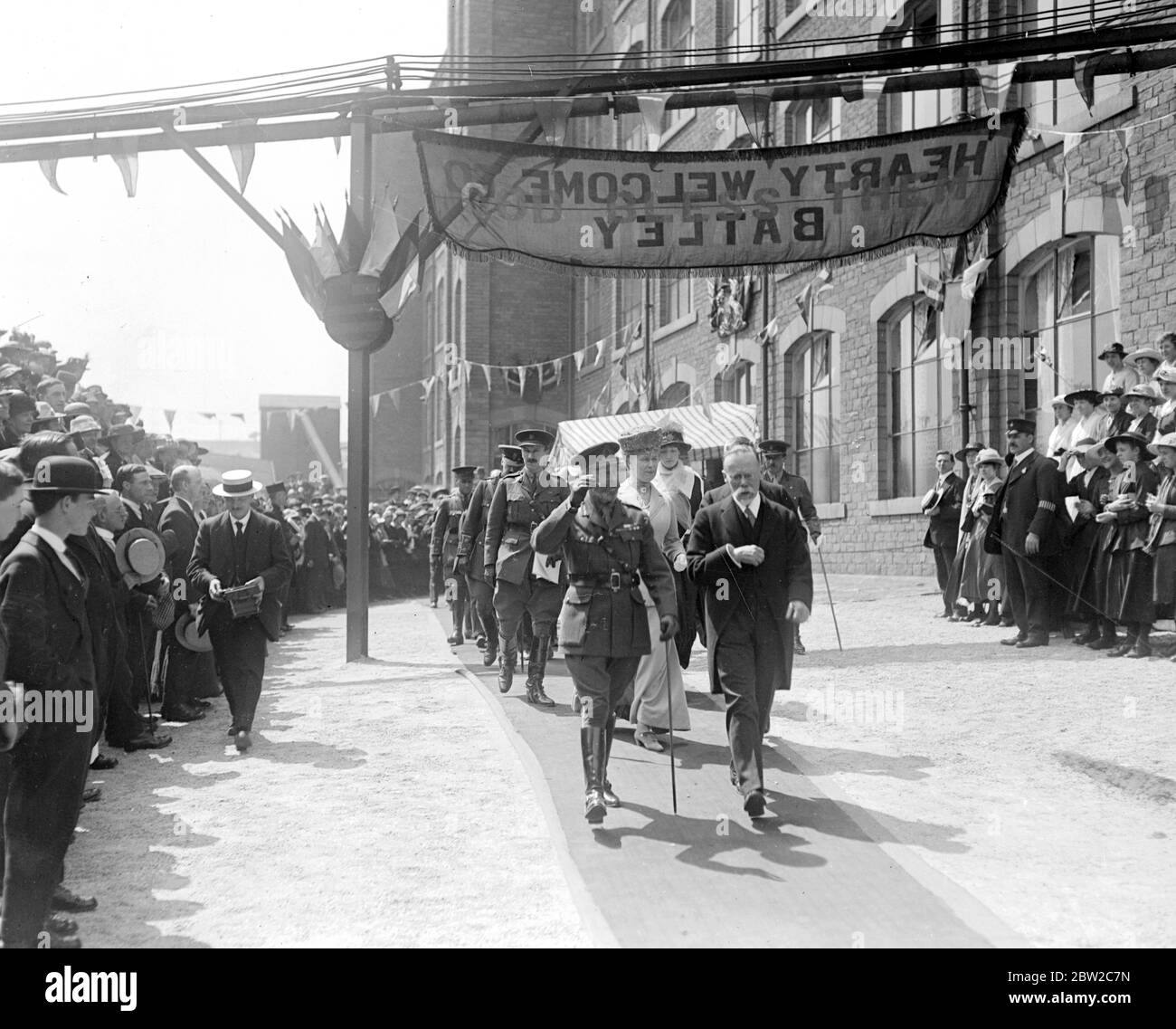 Royal Tour of The West Riding. 1 June 1918 Stock Photo - Alamy