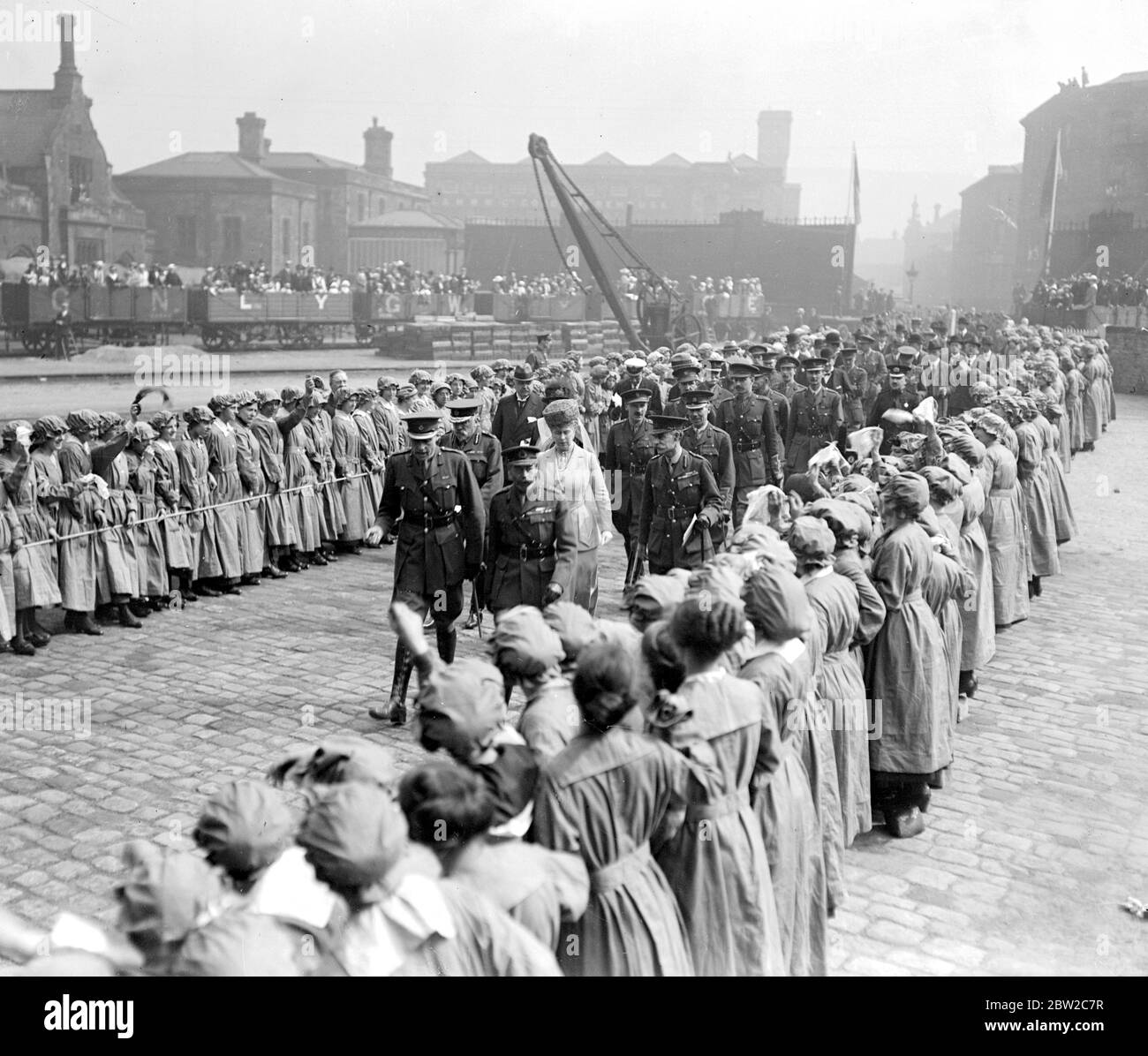 Royal Tour of The West Riding. 1 June 1918 Stock Photo - Alamy