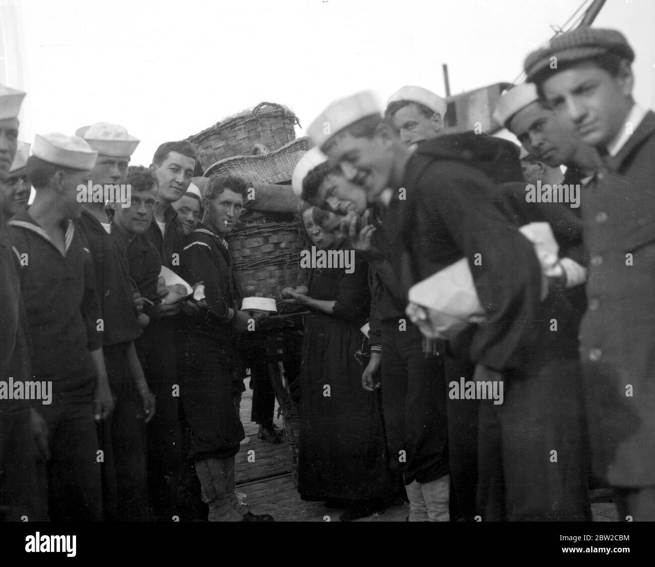 American rush from Le Havre to England. 1914-1918 Stock Photo - Alamy