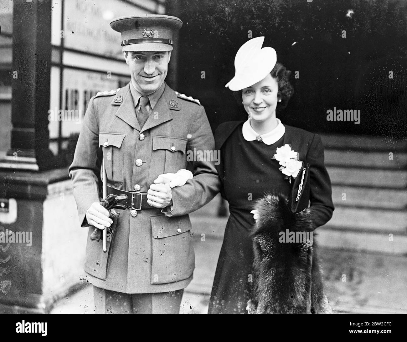 The wedding of Captain Hamish Hamilton, the publisher, to Countess ...