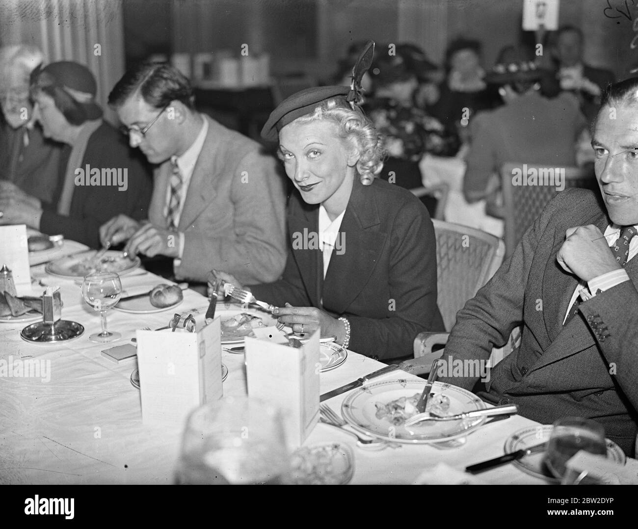 Miss Francis Day at the ideal man who literary luncheon at Grosvenor ...