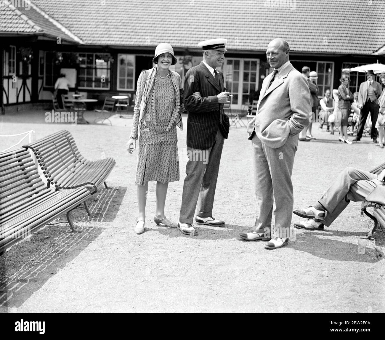 Buck's Club Golf at Le Touquet. Mrs Euan Wallace, General De Crespigny ...