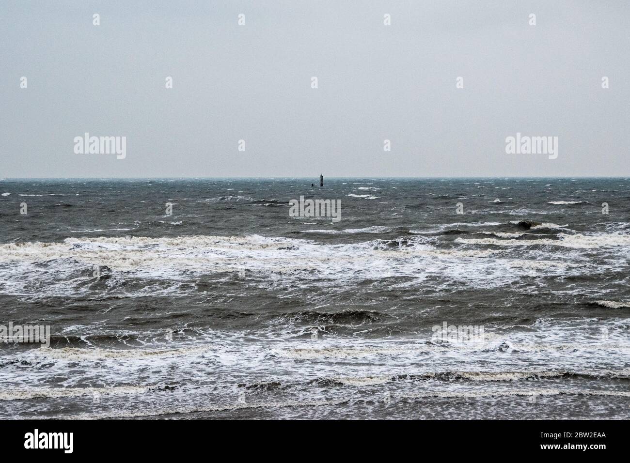 calm and rough north sea Stock Photo - Alamy