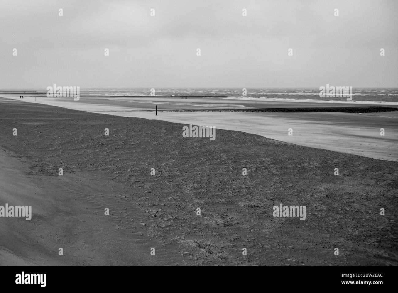 calm and rough north sea Stock Photo - Alamy