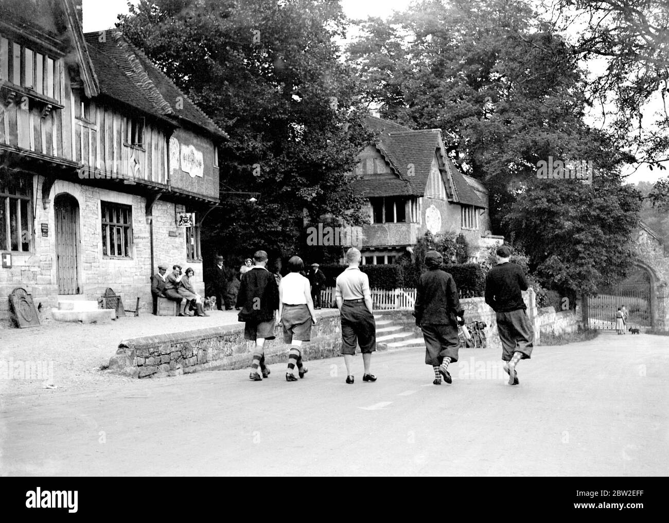 Britain ramblers Black and White Stock Photos & Images - Alamy