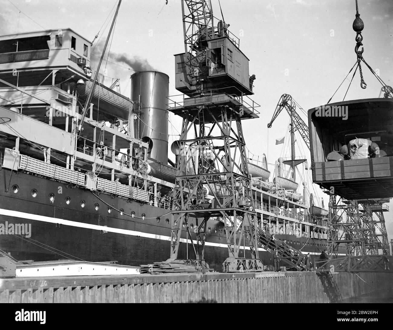 At dockside Black and White Stock Photos & Images - Alamy