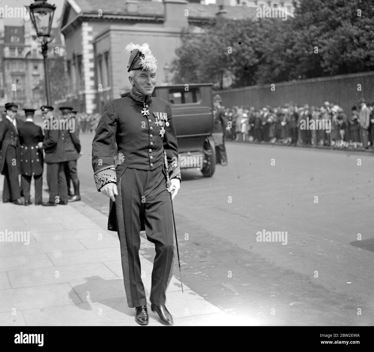 Levee at St James Palace. Sir John Simon Stock Photo - Alamy