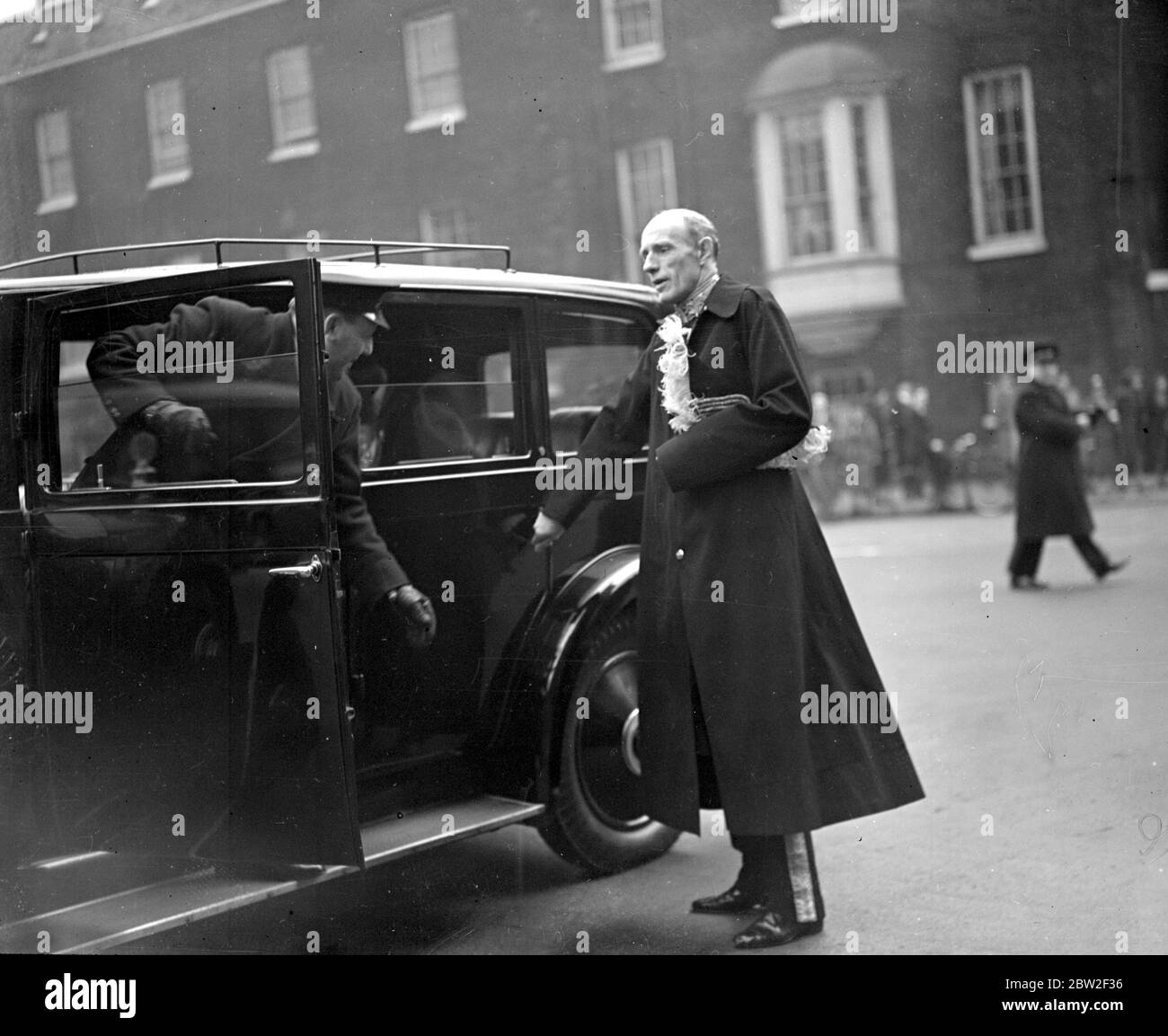 Levee at St James Palace. Lord Halifax. 17 March 1938 Stock Photo - Alamy