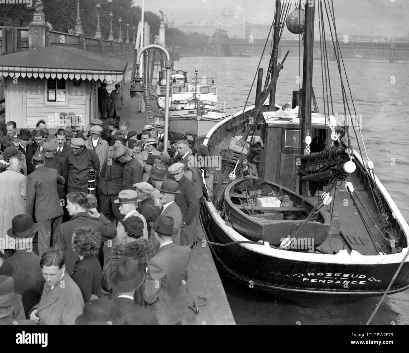 Westminster pier dock Black and White Stock Photos & Images - Alamy
