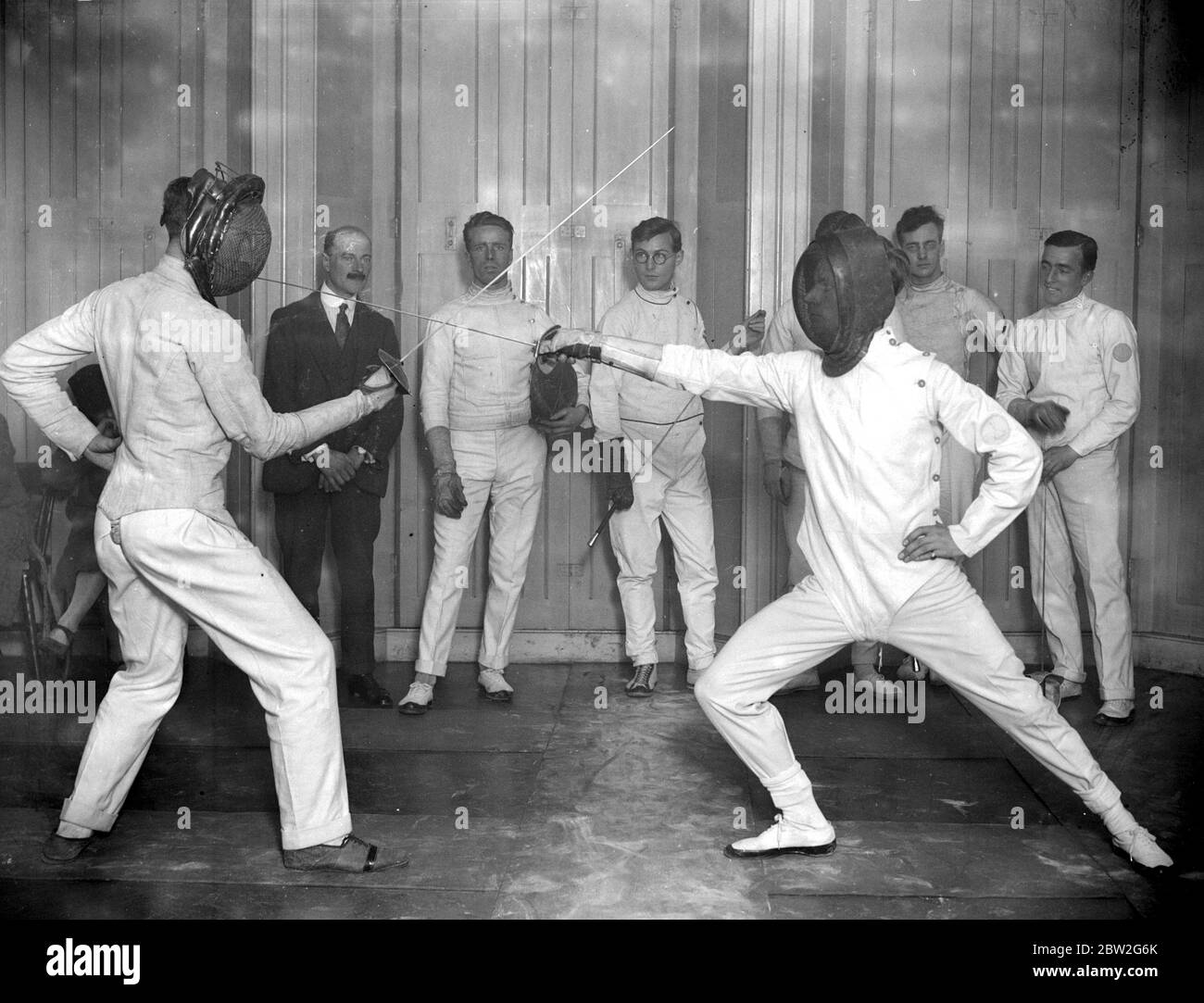 Oxford V Royal Navy fencing Tournament at Capt Grave's. Mr A. Sillery ...